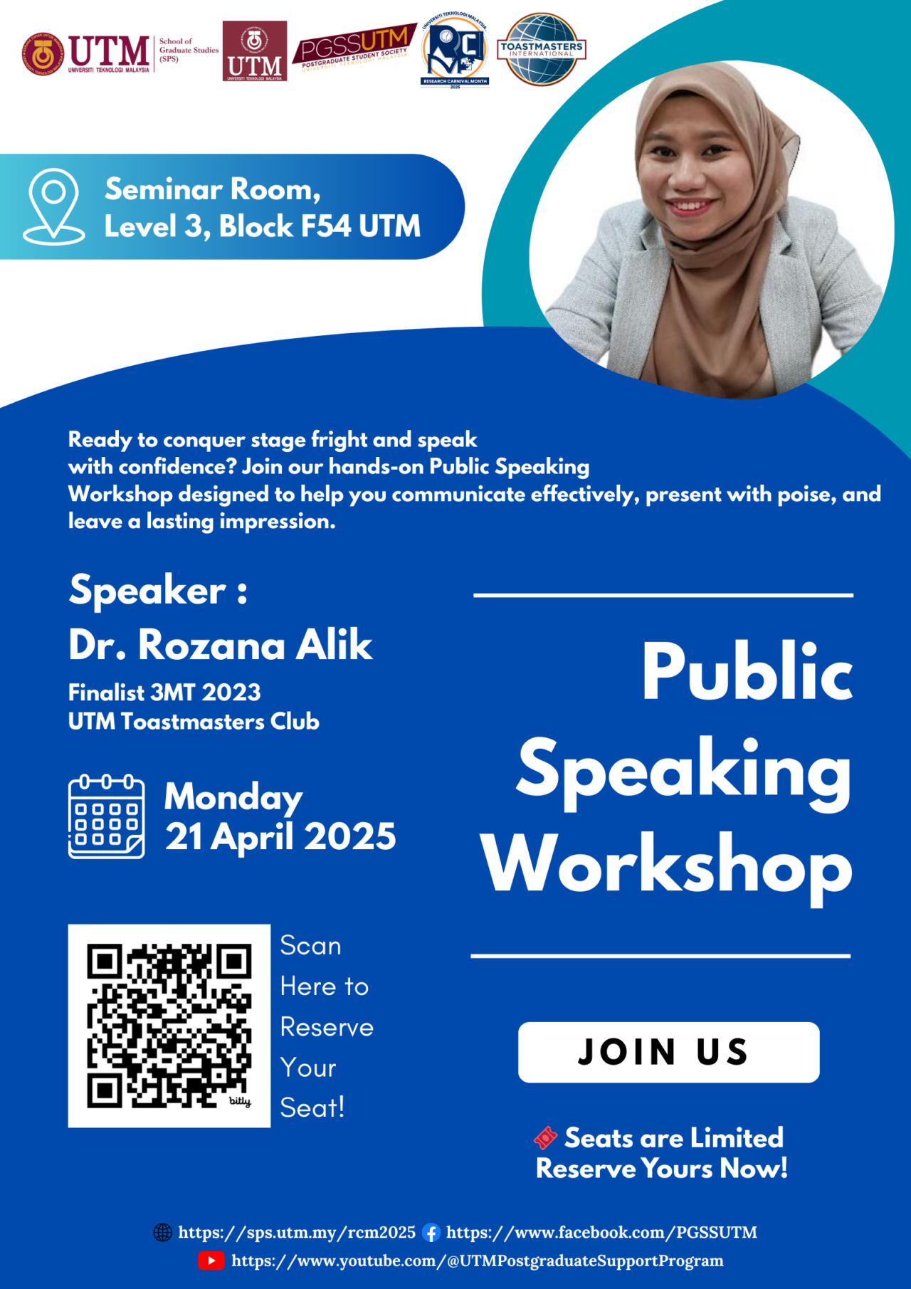 Public Speaking Workshop 2025 | RESEARCH CARNIVAL MONTH 2025